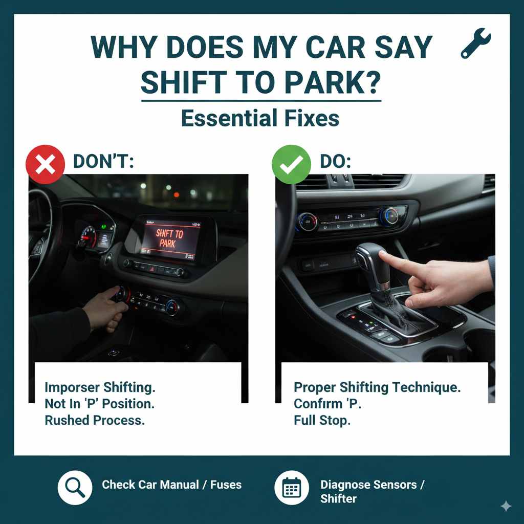 Why Does My Car Say Shift to Park? Essential Fixes