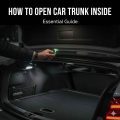 How To Open Car Trunk Inside: Essential Guide