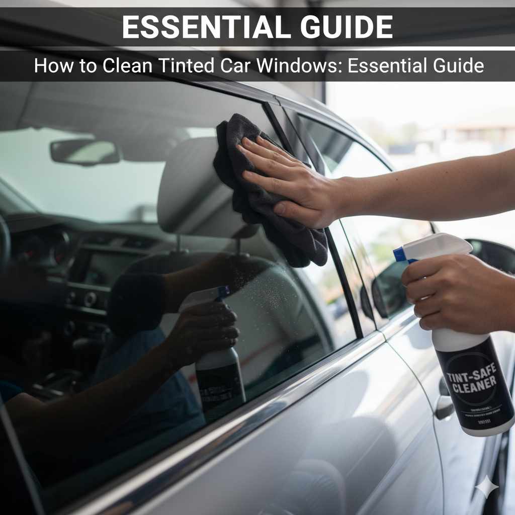 How to Clean Tinted Car Windows: Essential Guide