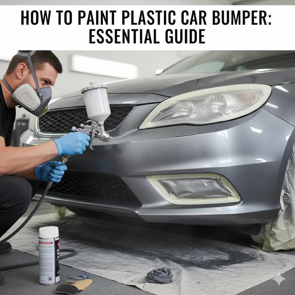 How to Paint Plastic Car Bumper: Essential Guide